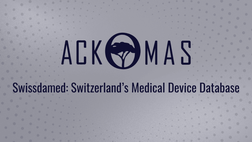 SWISSDAMED: Switzerland’s Medical Device Database